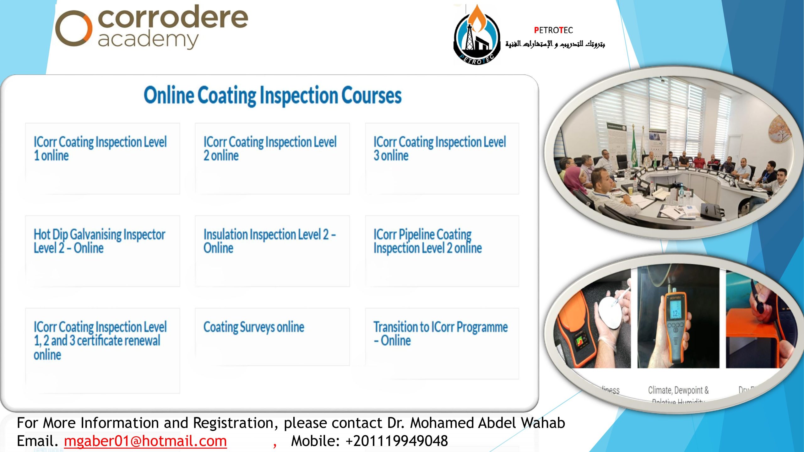 Online Coating Inspection Courses - LEADERS for Supplies and Trading